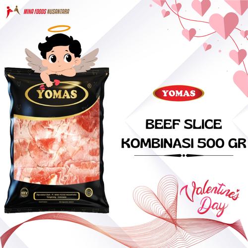Jual YOMAS BEEF SLICE KOMBINASI - DAGING SLICE - 500GR - Kota Tangerang ...