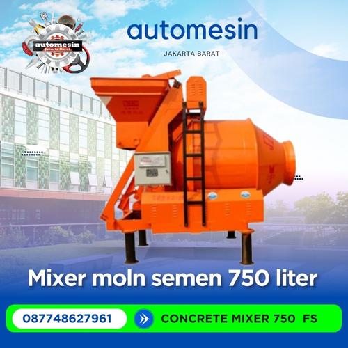 Jual Concrete Mixer 750L / MIXER SEMEN BESAR / MIXER MOLEN SEMEN JZM750 ...