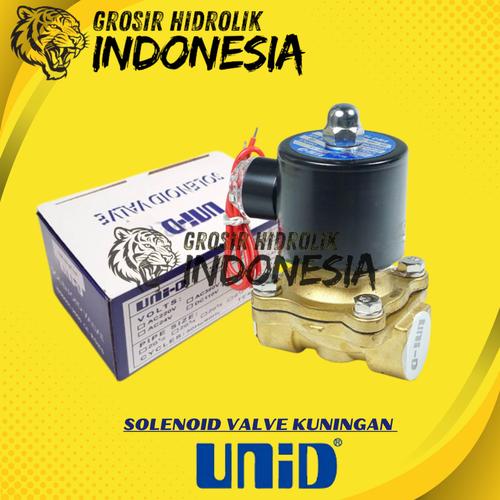 Jual 1'' SOLENOID VALVE KUNINGAN UNI-D 2 WAY SELENOID VALVE KUNINGAN DRAT 1'' UW-25 NORMAL CLOSE ...
