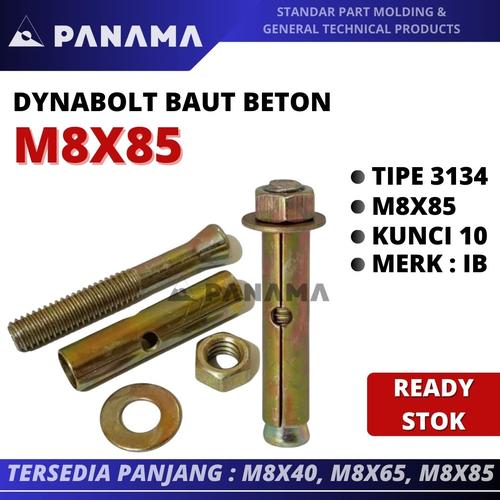 Jual Dynabolt M8 X 85 MM Dinabolt Baut Beton M8x85 mm - Jakarta Pusat ...