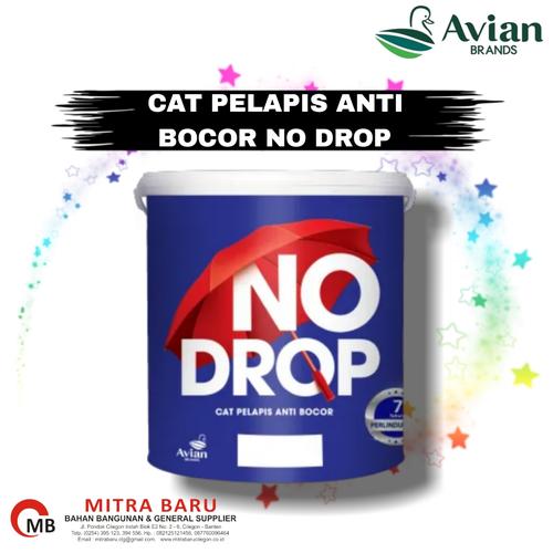 Jual CAT TEMBOK NO DROP WATERPROOF (4 KG) / PELAPIS ANTI BOCOR NO DROP 4KG Tersedia Varian Warna ...