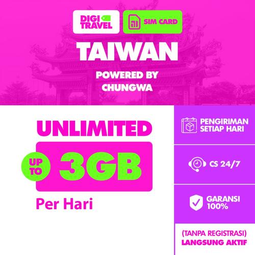 Jual DIGI TRAVEL Sim Card Taiwan True Unlimited | Simcard Internet ...