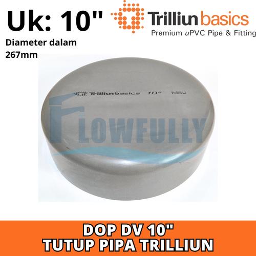 Jual DOP DV 10 INCH TRILLIUN TUTUP PIPA PARALON PVC 10 DIM END CAP D 10" - Kota Surabaya ...