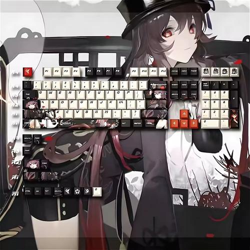 Jual Keycap Keycaps Genshin Impact 136 set OEM profile PBT theme HUTAO ...