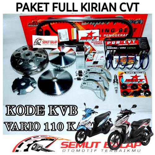 Jual PAKET FULL KIRIAN CVT VARIO 110 KARBU BRT RACING PAKET KIRIAN CVT ...