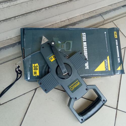 Jual Meteran roll YAMAYO 30 Meter Meteran Tancap Steel measuring tape ...