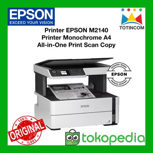 Jual EPSON M2140 Monochrome Print Scan Copy Printer Hitam Putih Printer ...