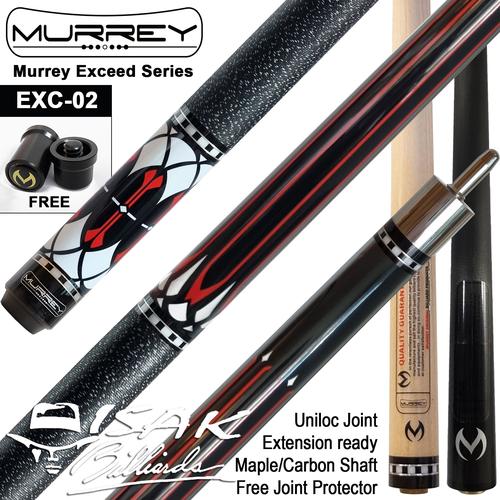 Jual Murrey Exceed EXC-02 Cue Uniloc Maple Extension Bumper Stick ...