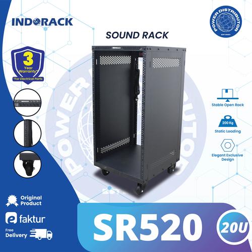 Jual Rack Audio Sound System Indorack SR520 / Sound Rack Cabinet - Kota ...