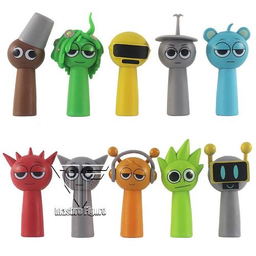 Jual Action Figure Sprunki Figure Horor Game Sprunki Set isi 10 - set ...