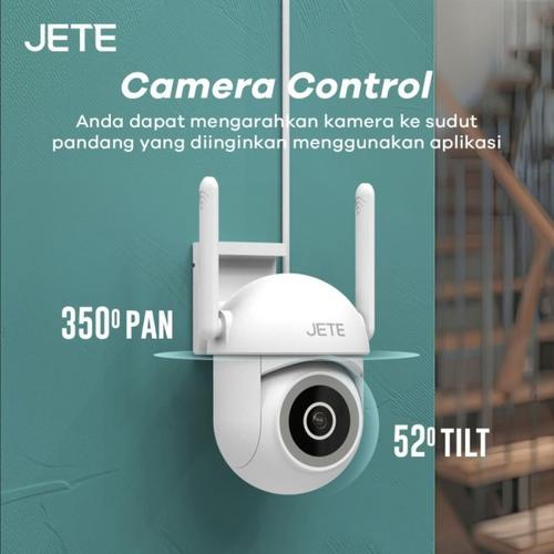 Promo CCTV JETE CTO1 IP Cam Outdoor 4mp Smart Camera Ai Detection Clear ...