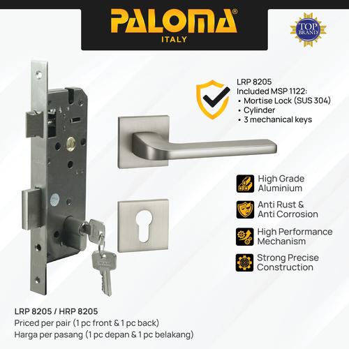 Promo PALOMA Gagang Pintu Door Handle Pintu Roses Lever Engkol Pisah Misah Paket Kunci Pintu ...