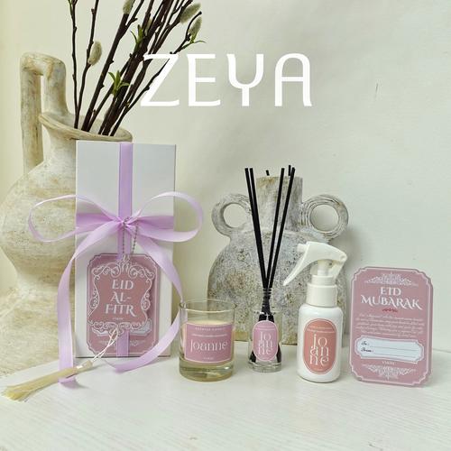 Jual Gift Box Bundle Scented Candle Reed Diffuser & Room Spray Pink ...