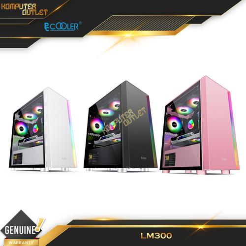 Jual PCCooler Platinum LM300 ARGB Casing Komputer | PC Cooler LM 300 ...