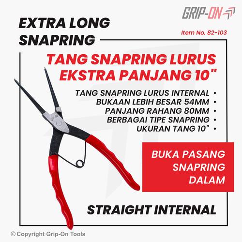 Jual GRIP-ON EXTRA LONG SNAPRING STRAIGHT INTERNAL 10" - GRIP-ON TANG ...