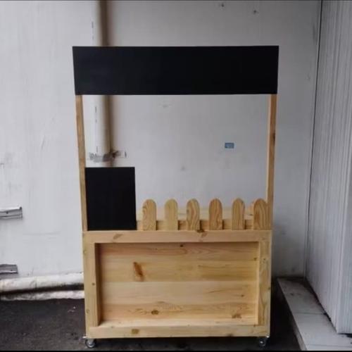 Jual Rombong Kayu Panjang 120 cm | Rombong Kantin | Gerobak Kantin ...