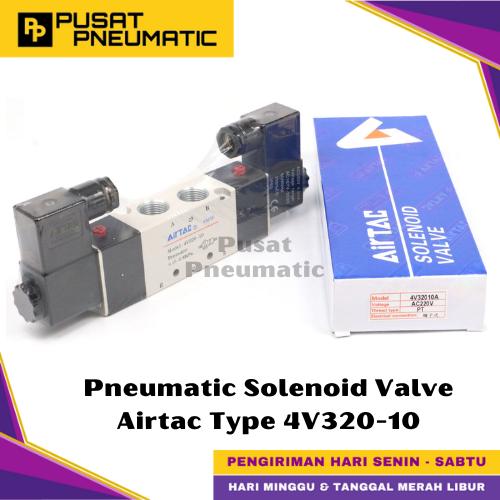 Jual 4V320-10 Pneumatic Solenoid Valve Airtac 4V 320-10 Selenoid Valve ...
