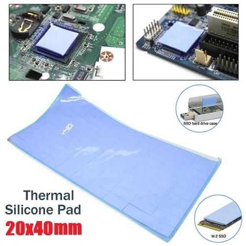 Jual Thermal Pad GPU CPU 20x40mm 1mm Laptop Heatsink Conductive ...