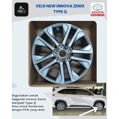 Jual Velg Innova Veleg Velek Innova Zenix Q Hybrid Ring 18 Original ...