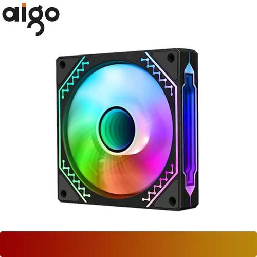 Jual Aigo AIR12S ARGB Fan Casing Reverse 12cm Single Black and White ...