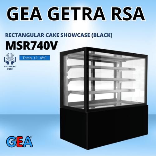 Jual GEA RECTANGULAR CAKE SHOWCASE (BLACK) MSR740V / MSR 740V / MSR ...