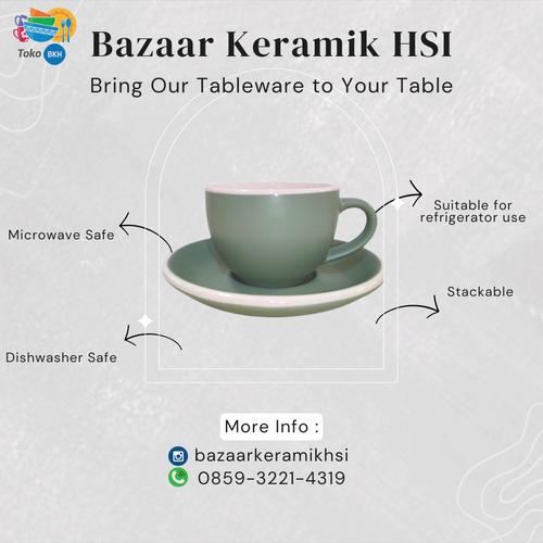 Jual Cangkir Set - Cup Saucer Cangkir Sedang Kopi Roppan Hapita ...