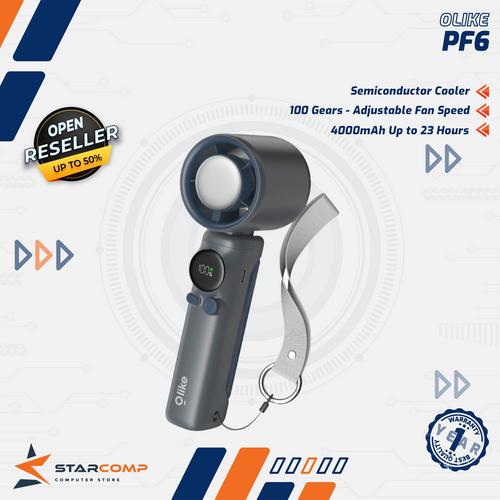 Jual Olike PF6 Mini Handheld Turbo Fan Kipas Angin Super Cooler Genggam ...