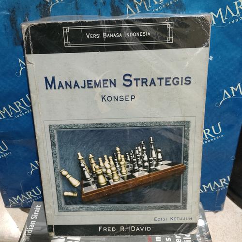 Jual BUKU BEKAS MANAJEMEN STRATEGIS KONSEP EDISI KE-7 FRED R DAVID ...