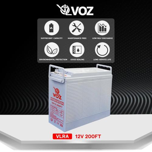 Jual Voz Baterai VRLA UPS/PANEL SURYA/SOLAR PANEL 12V 200Ah - Front ...