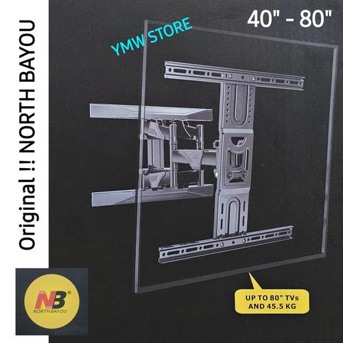 Jual NORTH BAYOU NBP6 / NB P6 / P6 Bracket TV Swivel 40" - 80" NEW ...