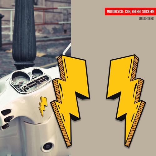 Jual Sticker Motor Helm Mobil Lightning 3D aerox beat mio xmax nmax pcx ...