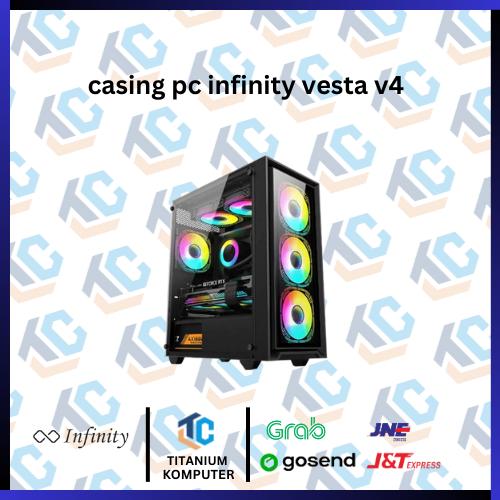 Jual Casing Infinity Vesta V4 Micro ATX Gaming Case komputer pc ...