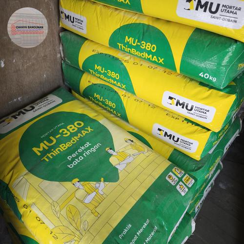 Jual MU 380 40KG 40 KG MORTAR UTAMA LEM PEREKAT HEBEL BATA RINGAN SEMEN ...