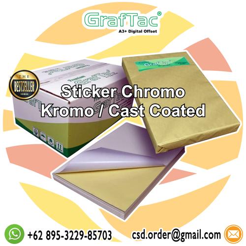 Jual Graftac Stiker Label Kromo Bontak Sticker Cast Coated Print A3 ...