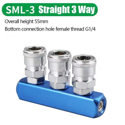 Jual YOLO SML-3 SML - 3 Fitting Konektor Kompresor Udara Selang Angin 3 ...