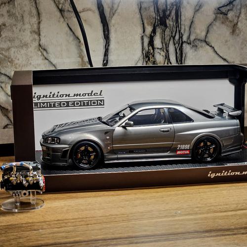 Jual IGNITION MODEL NISSAN SKYLINE GTR R34 NISMO CRS CLUBMAN RACE SPEC ...