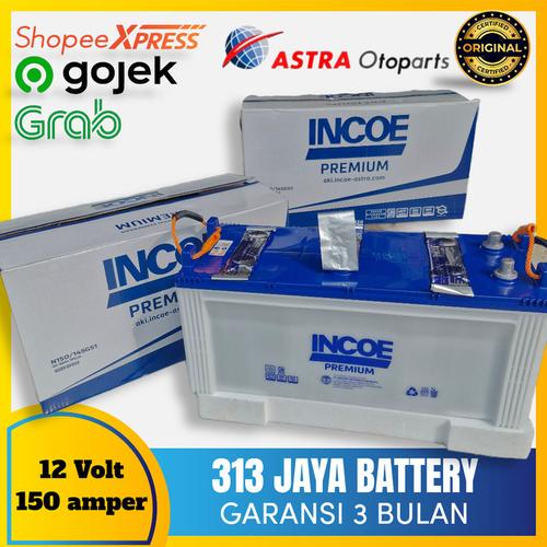 Jual AKI INCOE PREMIUM N150 / 145G51 ( 150 amper ) GENSET , ALAT BERAT ...
