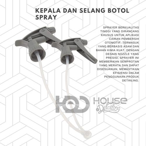 Jual Kepala Botol Spray Tahan Kimia Asam Detailing Sprayer Warna Grey ...