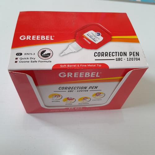 Jual GREEBEL Tip-Ex/Correction Pen GBC 120704/Tipex Cair/Tip X/Tipe Ex ...