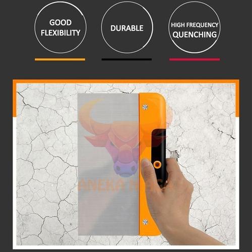 Jual Kape Stainless gagang fiber karet Knife 10inch Scraper Dempul 25cm ...