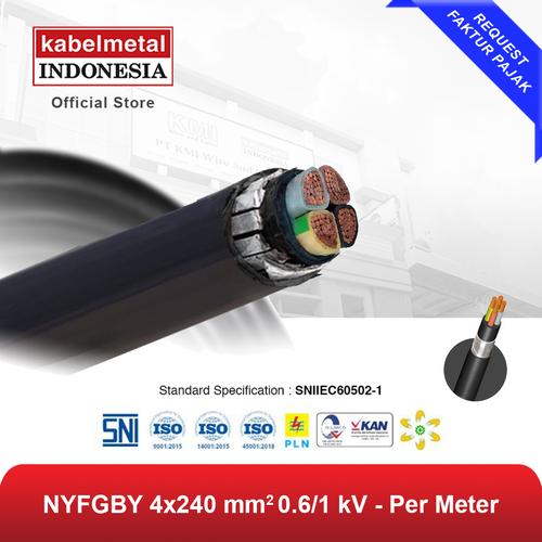 Promo Kabel Metal - Kabel NYFGBY 4x240 mm Per Meter Tanam Bawah Tanah ...