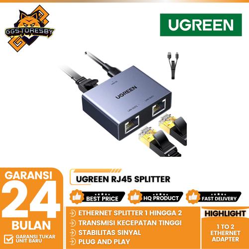 Jual UGREEN RJ45 SPLITTER 1 TO 2 ETHERNET ADAPTER NETWORK HIGH-SPEED ...