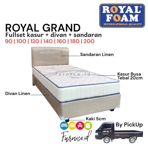 Jual Kasur Busa ROYAL FOAM GRAND tampilan SPRINGBED • 90 120 160 180 ...