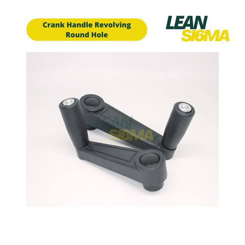Jual Revolving Crank Handle with Round Hole Rotating Grip - Folded M12 ...