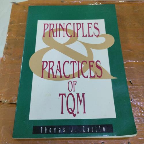Jual original principles & practices of tqm by thomas j cartin ...
