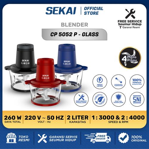 Promo SEKAI Blender Chopper Penggiling Daging Sayur Buah 2 Liter - CP 5052 - Kab. Tangerang ...