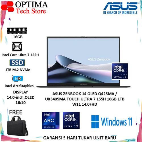 Jual Asus Zenbook 14 Oled Q425MA / UX3405MA Touch Ultra 7 155H 16GB 1TB ...