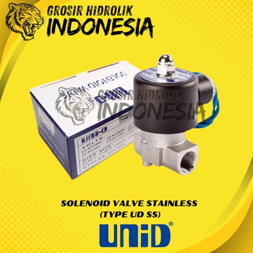 Jual 1/4'' SOLENOID VALVE STAINLESS UNI-D 2 WAY SELENOID VALVE SS304 UWS 08 DRAT 1/4" INCH ...