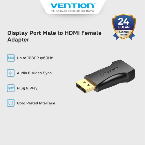 Jual Vention Converter Displayport DP Male to HDMI Female Adapter - HBO ...
