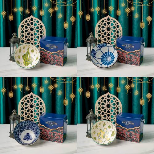 Promo Hampers Mangkok Lebaran Isi 1pc Free Box / Souvenir Mangkok Edisi ...